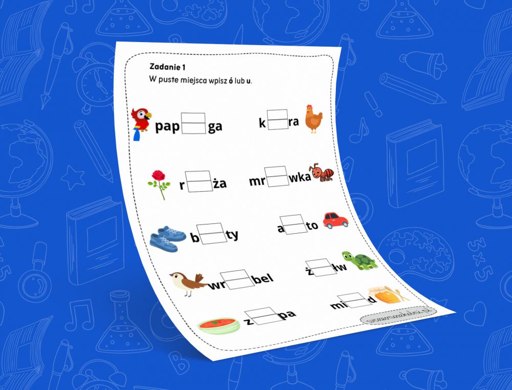 Ortografia - pisownia wyrazów z „ó” oraz „u”