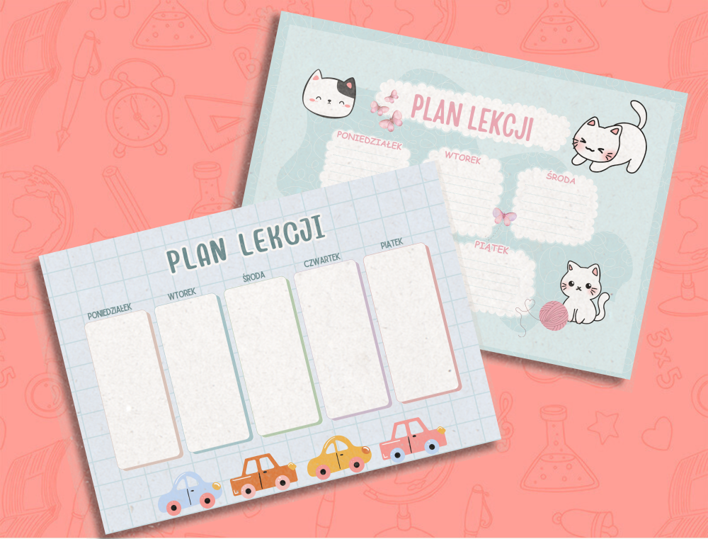 Plan lekcji dla dzieci